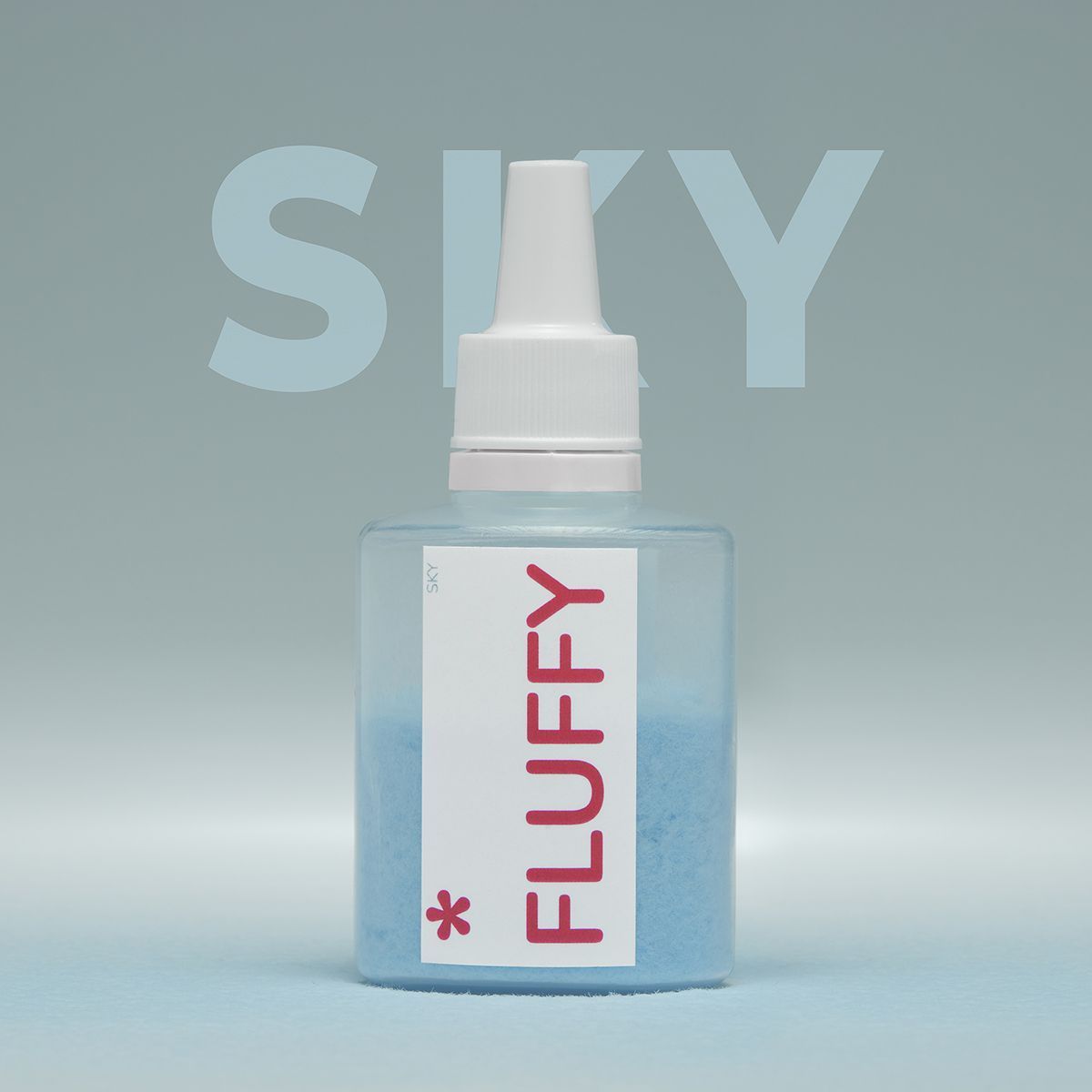 Velvet nail powder "Fluffy", ТМ "Easy to be professional", color "Sky ...